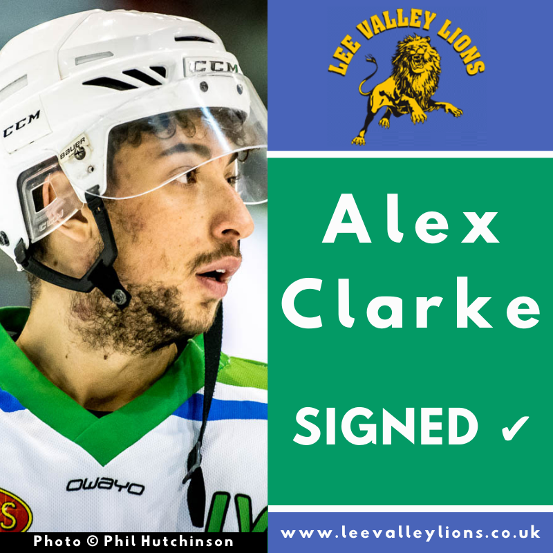 Alex Clarke back with the Lions – Lee Valley Lions
